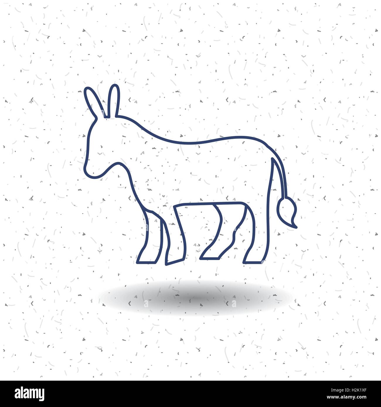 Donkey care Stock Vector Images - Alamy