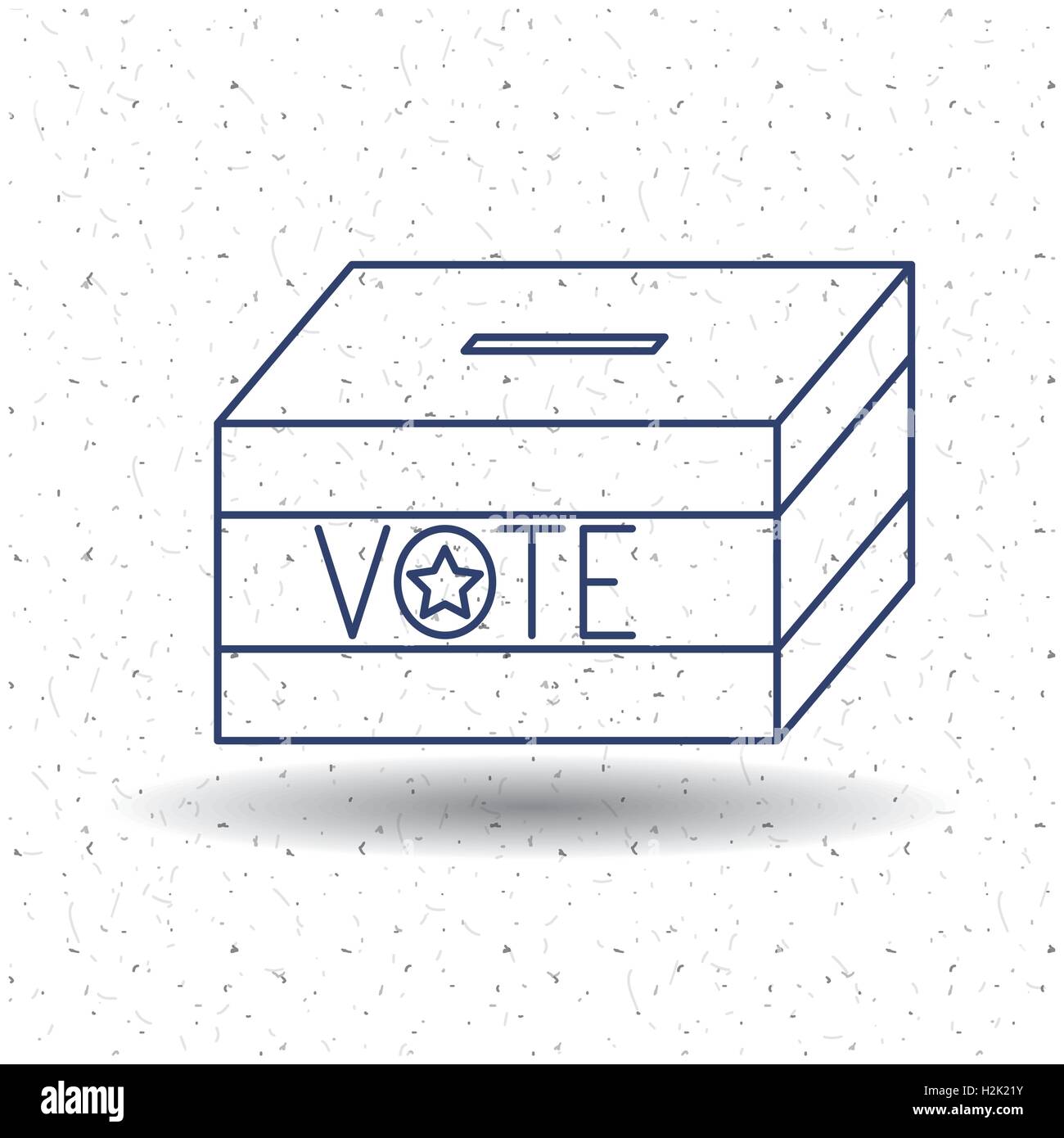 Isolated box of vote concept Stock Vector Image & Art - Alamy