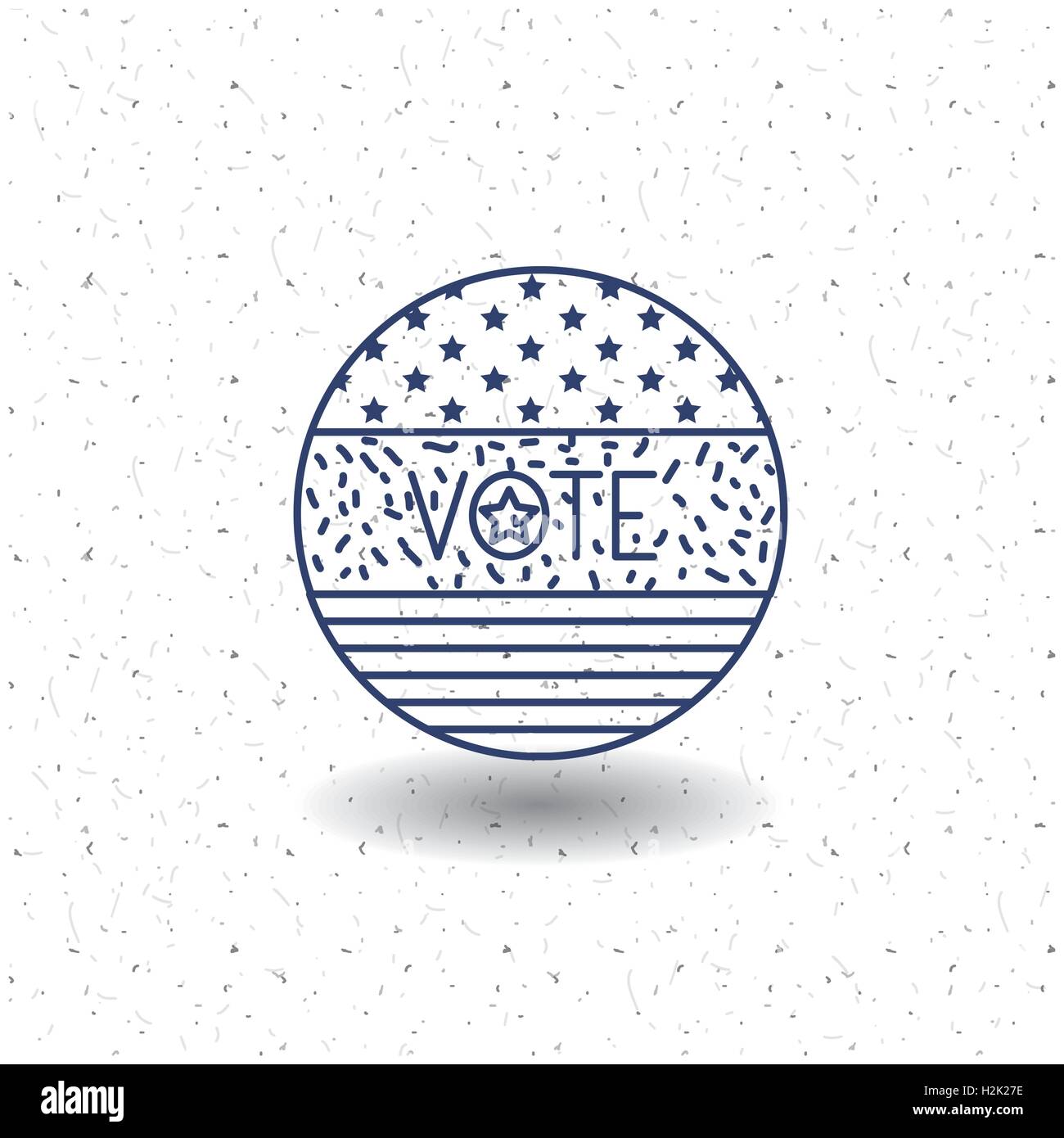 Isolated flag circle of vote concept Stock Vector Image & Art - Alamy