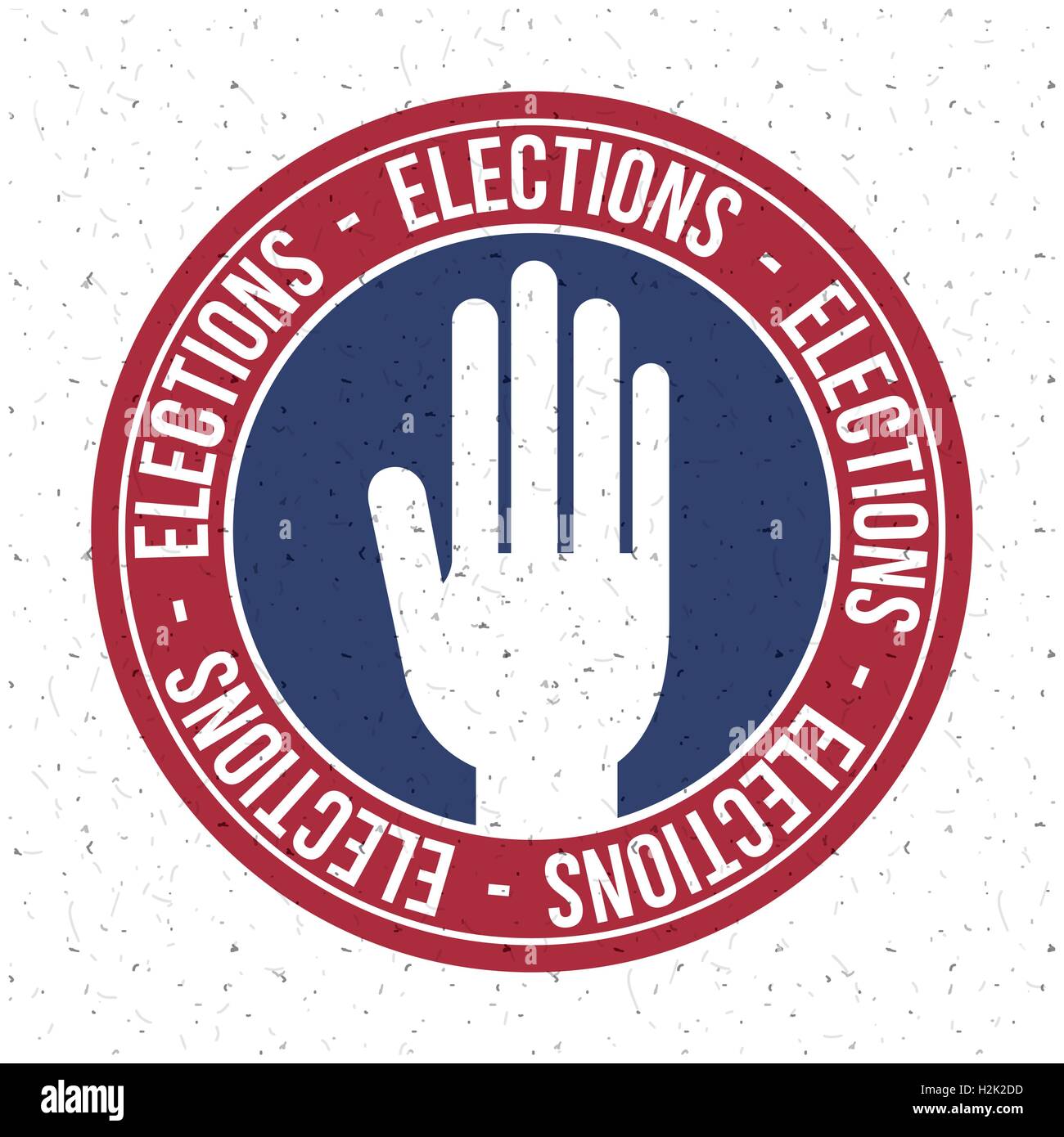 Isolated hand button of vote concept Stock Vector Image & Art - Alamy