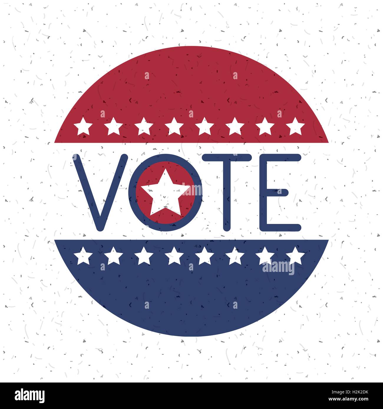 Isolated usa flag button of vote concept Stock Vector Image & Art - Alamy