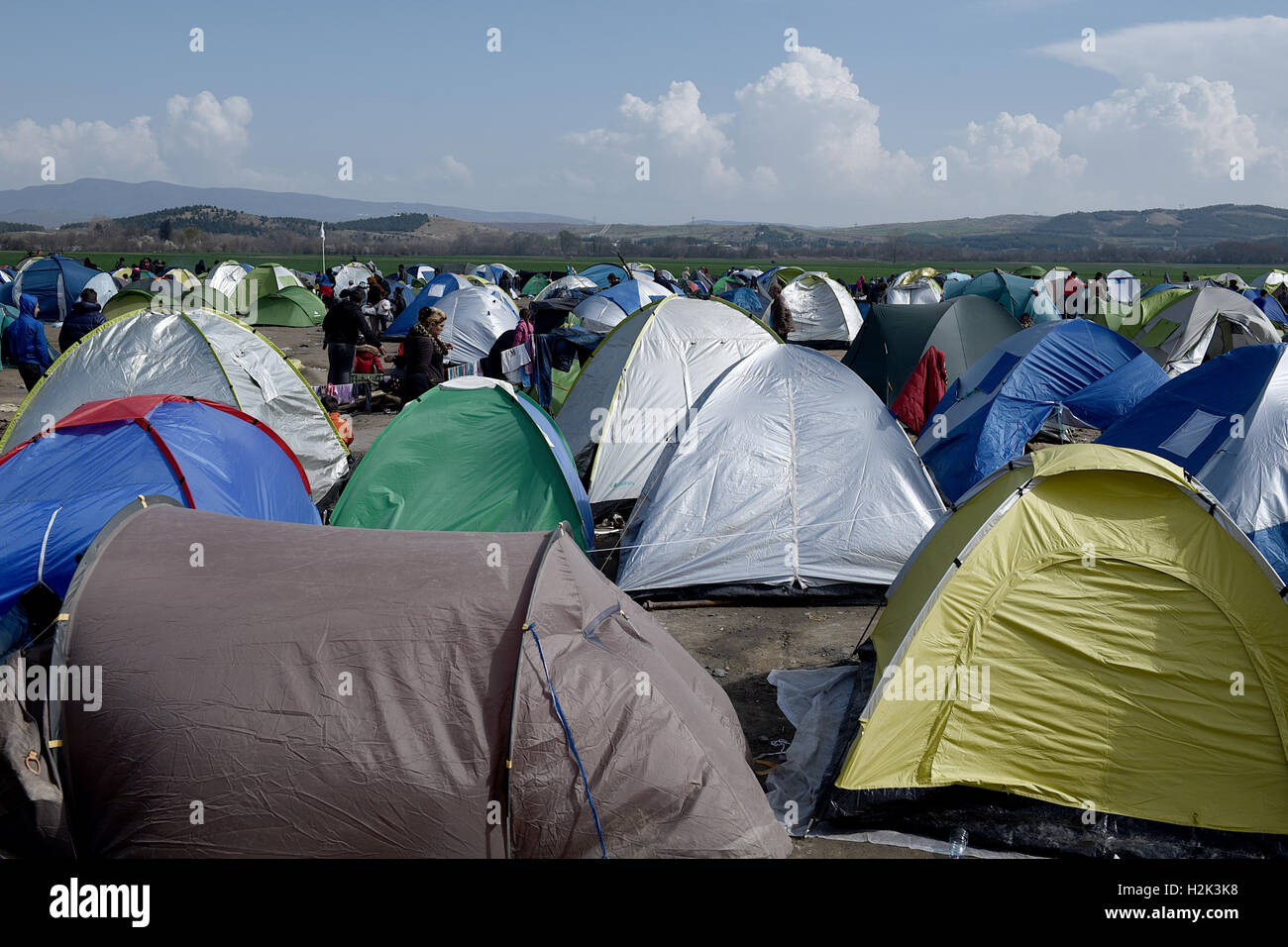 Tents erected to hi-res stock photography and images - Alamy
