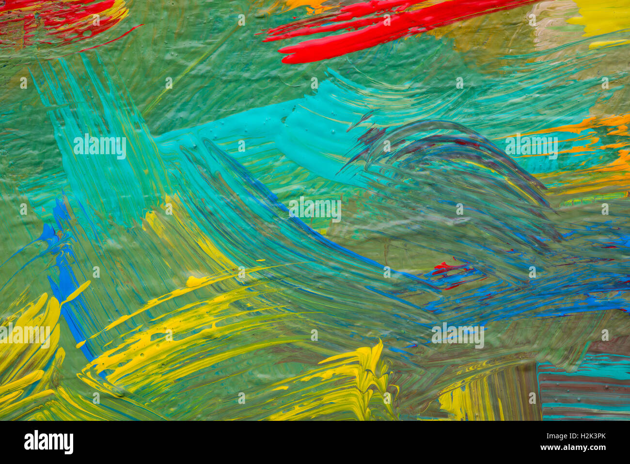 Abstract art background. Hand-painted Stock Photo - Alamy