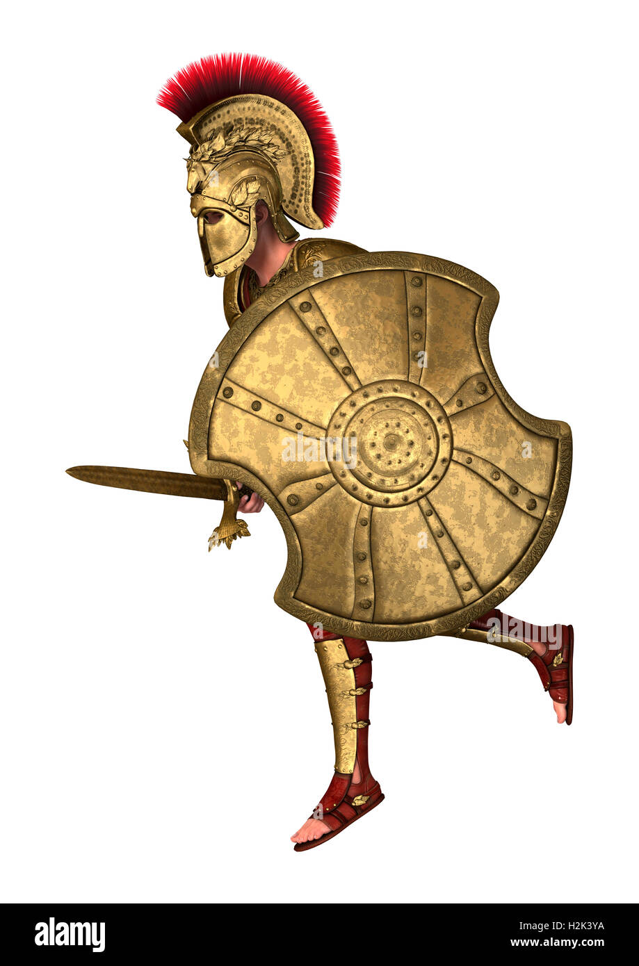 Greek soldier Cut Out Stock Images & Pictures - Alamy