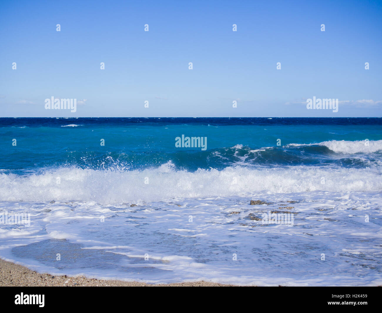 Agios Yoannis beach on Lefkas island in Greece Stock Photo - Alamy