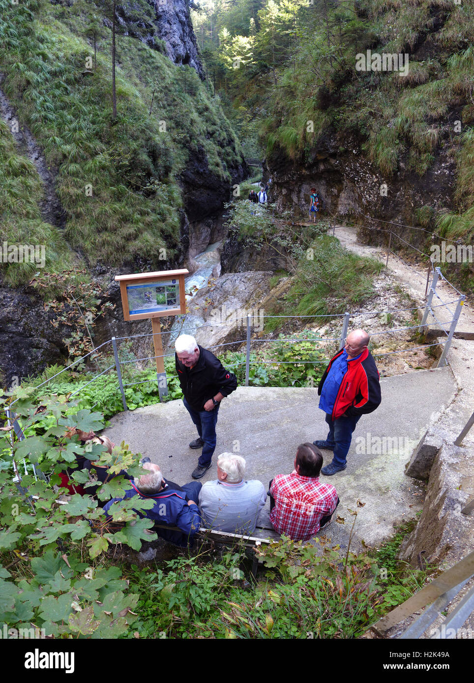 Berchtesgaden, National, Park, Marktschellenberg, Almbach, klamm, Gorge ...