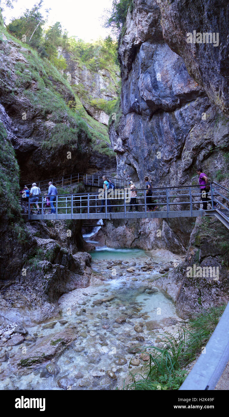 Berchtesgaden, National, Park, Marktschellenberg, Almbach, klamm, Gorge ...