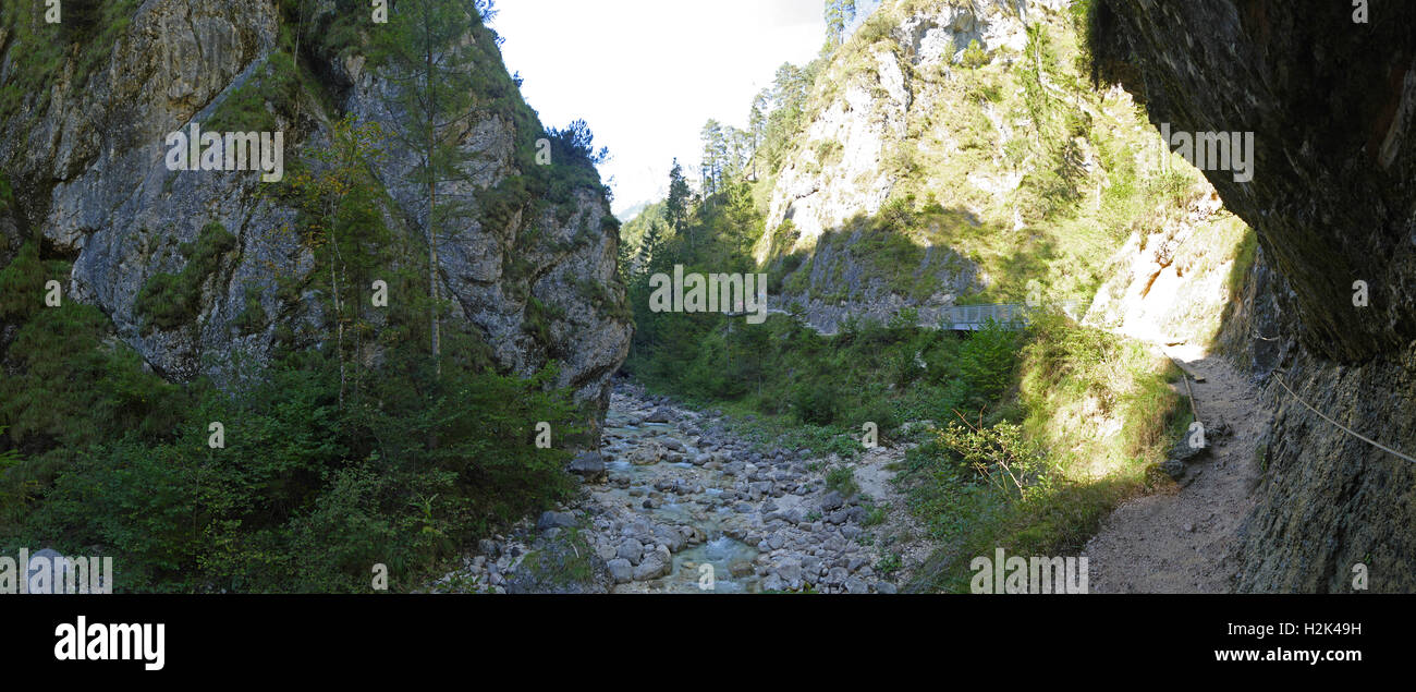 Berchtesgaden, National, Park, Marktschellenberg, Almbach, klamm, Gorge ...