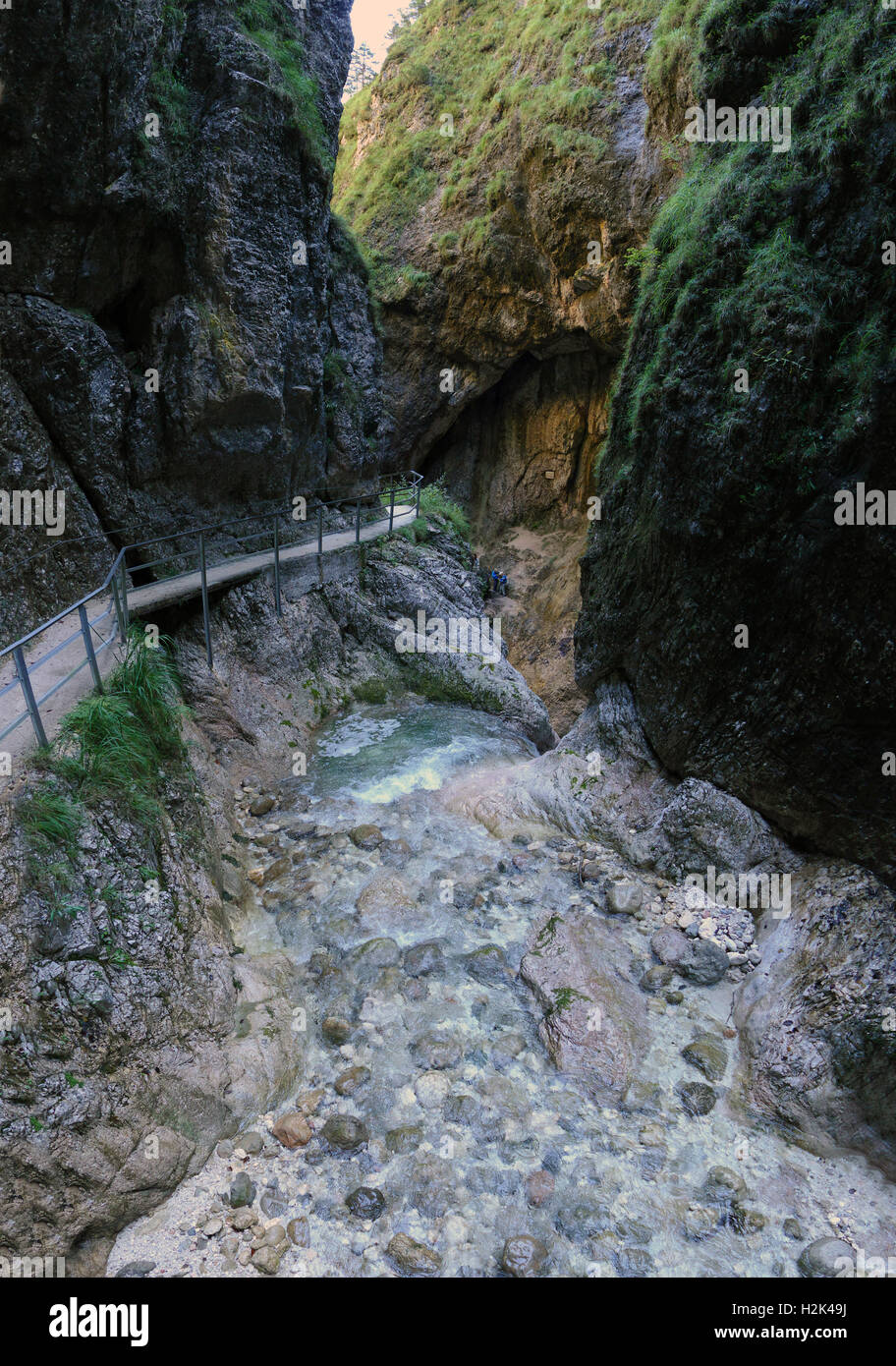 Berchtesgaden, National, Park, Marktschellenberg, Almbach, klamm, Gorge ...