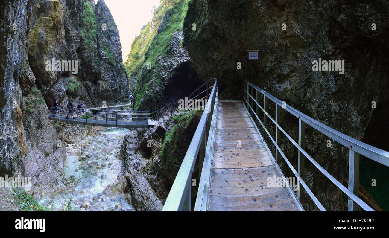 Berchtesgaden, National, Park, Marktschellenberg, Almbach, klamm, Gorge ...