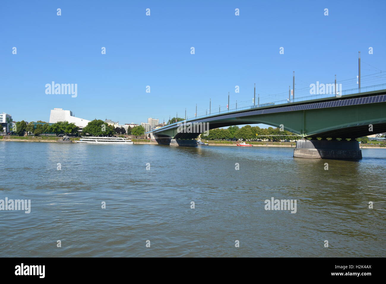 Bonn, Germany, River Rhine and Kennedy Bridge Stock Photo - Alamy