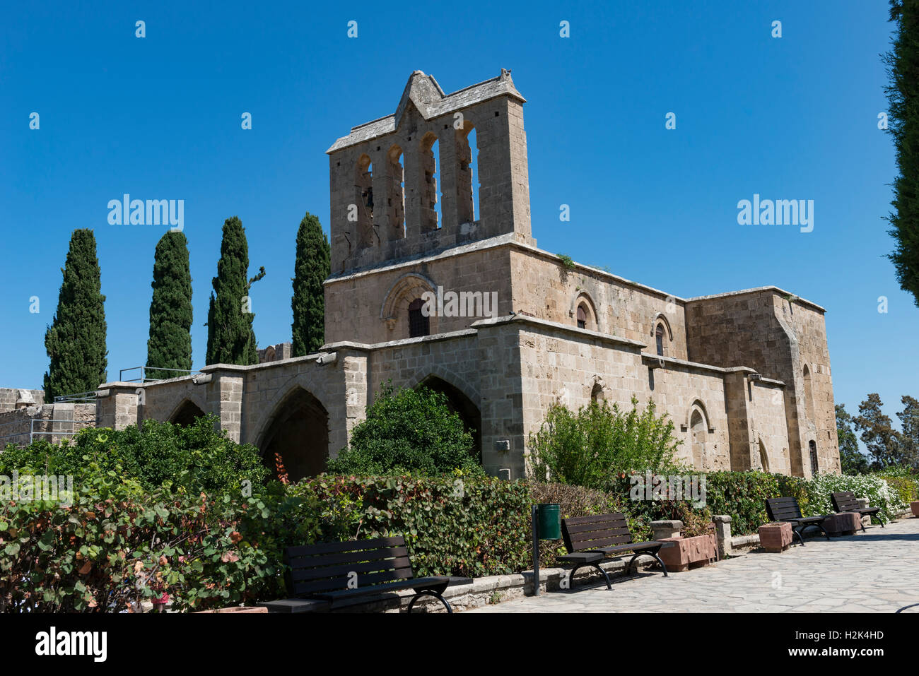 Bellapais northern cyprus abbey hi-res stock photography and images - Alamy