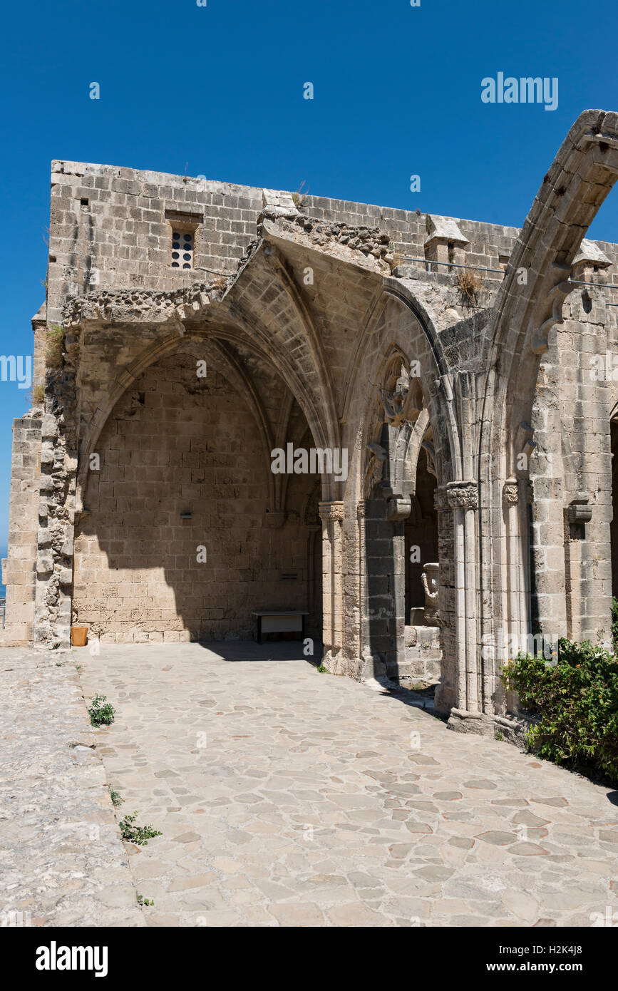 Bellapais monastery ruin hi-res stock photography and images - Alamy