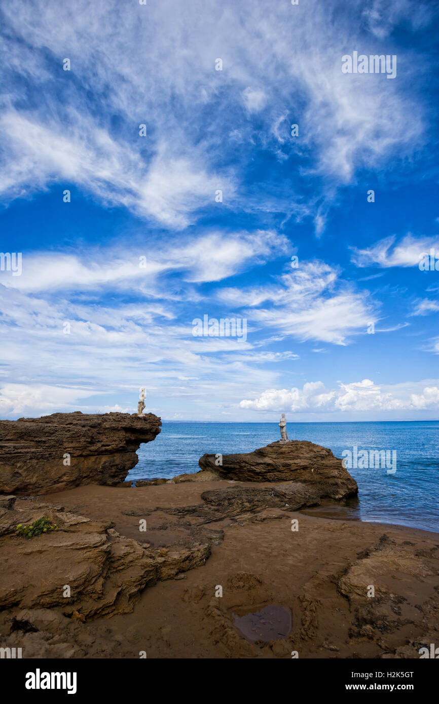 The beach of Vassilikos in Zakynhtos Greece Stock Photo - Alamy