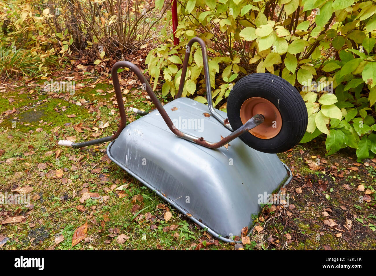 Steel wheelbarrow hi-res stock photography and images - Alamy