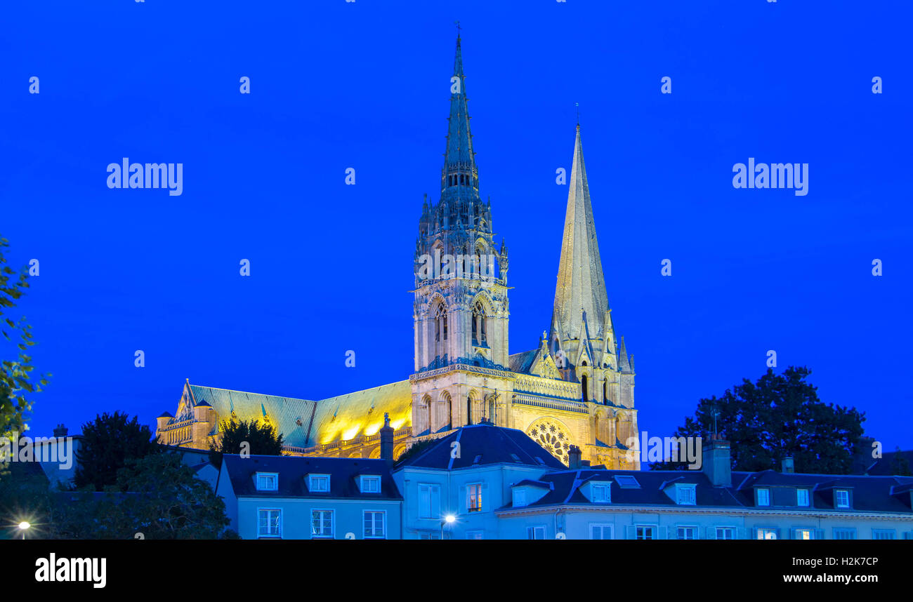 The Our Lady of Chartres cathedral is one of the most visited tourist ...