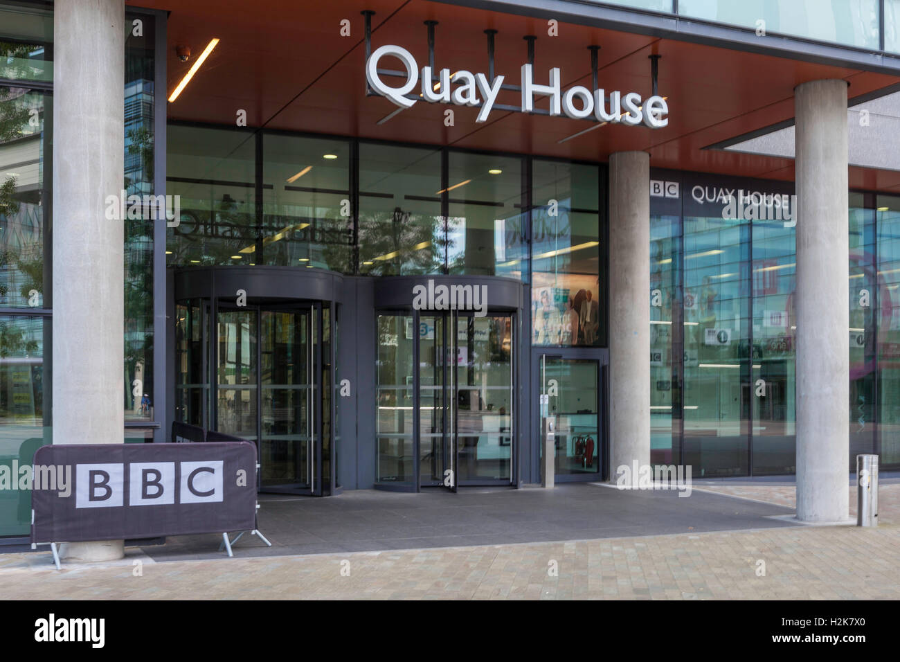 The BBC's Quay House at Media City, Manchester, UK Stock Photo - Alamy