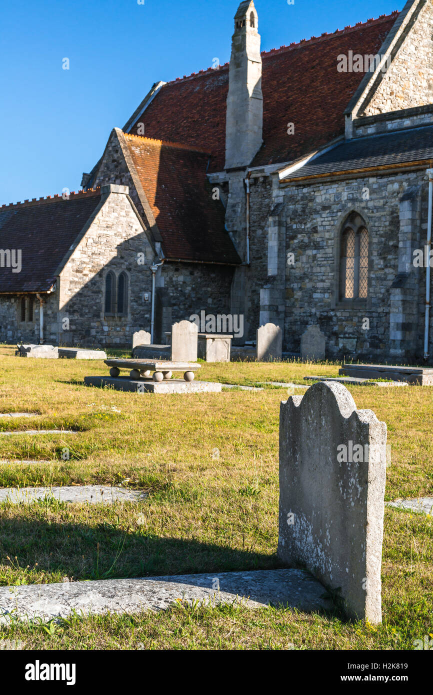 The Garrison Church (Domus Dei) in old Portsmouth Stock Photo - Alamy