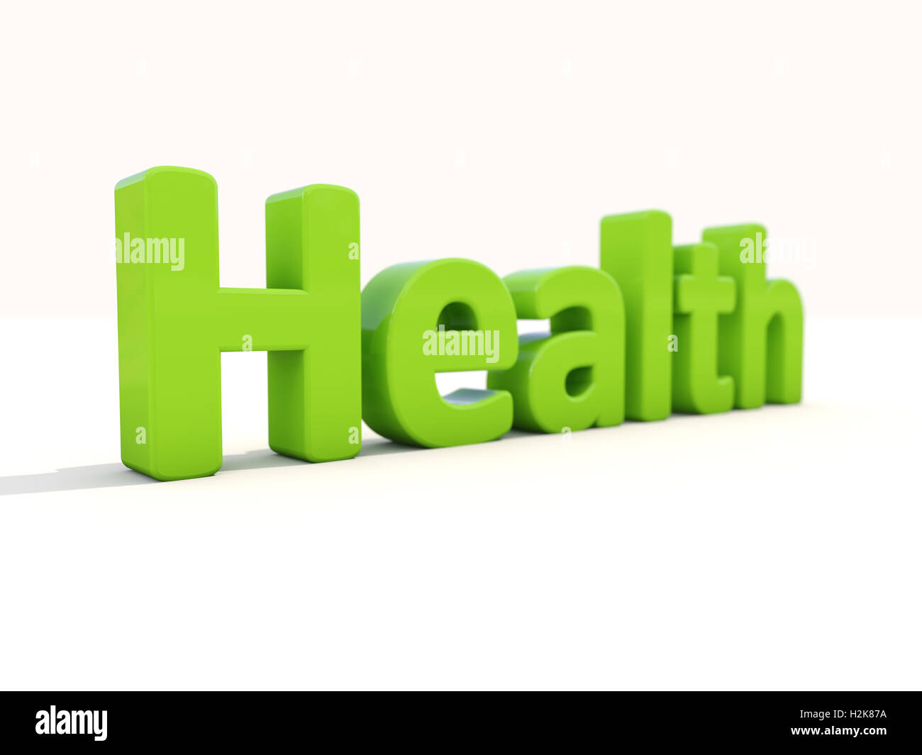 3d word health Stock Photo - Alamy