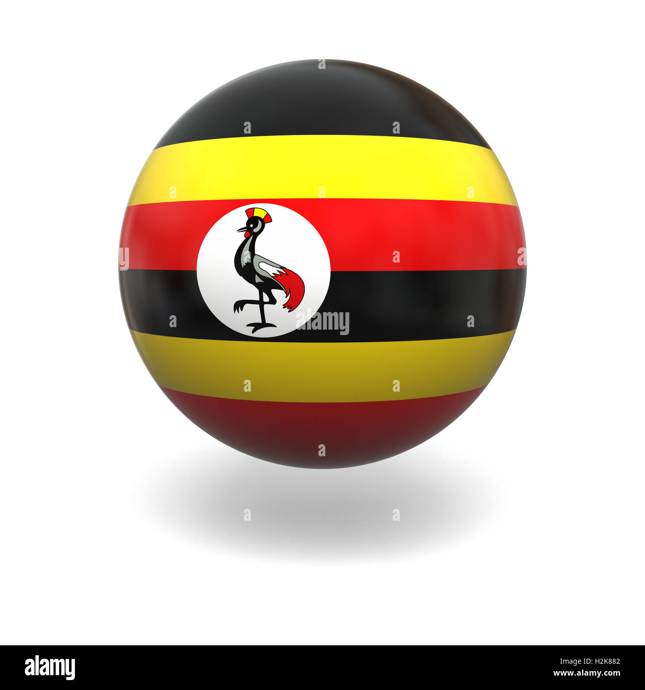 National flag uganda on isolated hi-res stock photography and images - Alamy