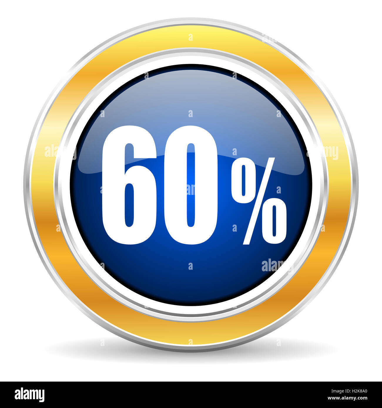 Golden number 60 Cut Out Stock Images & Pictures - Alamy