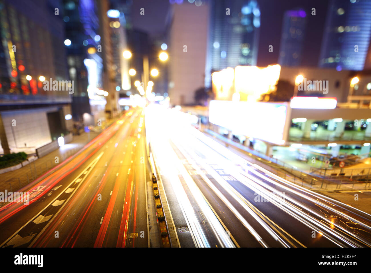Busy traffic light on roadway Stock Photo - Alamy