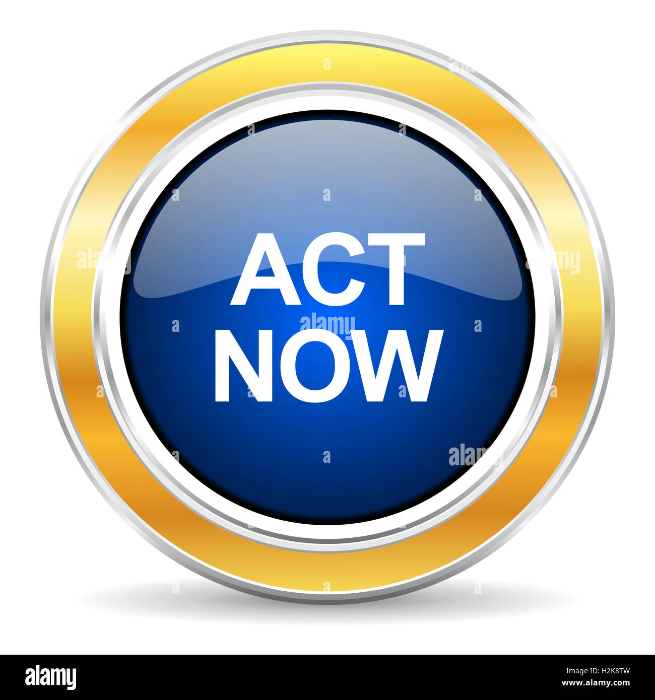 act now icon Stock Photo - Alamy