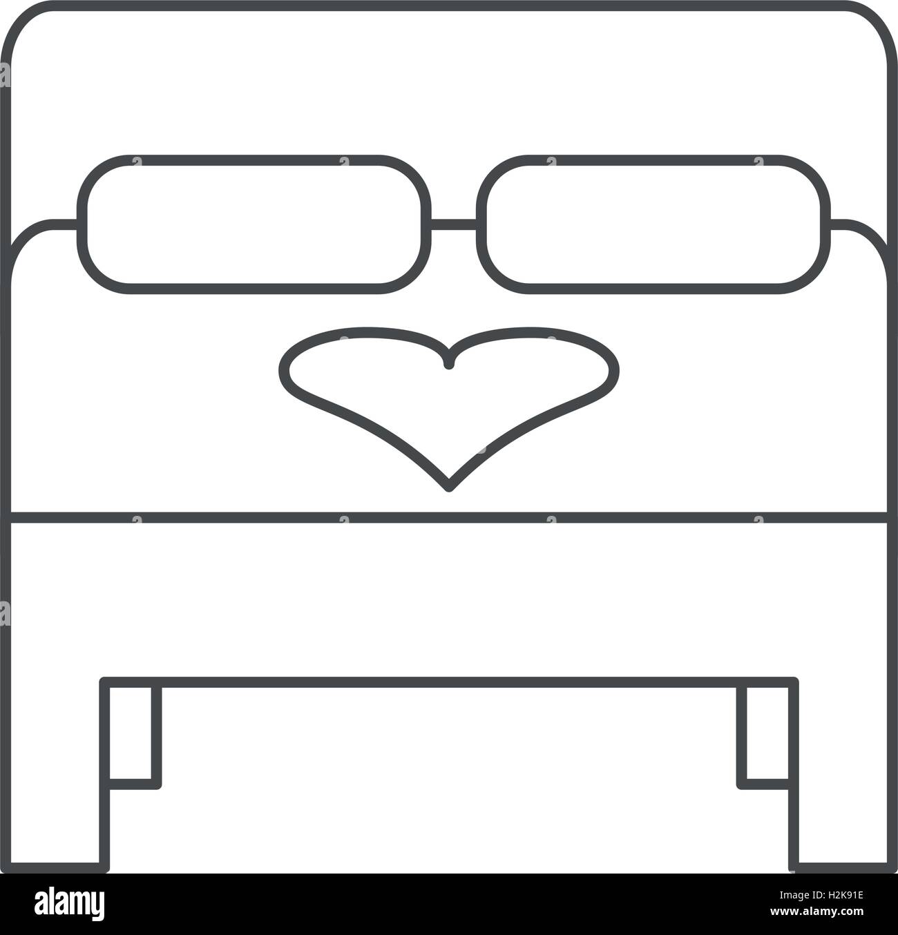 Wedding card married bed hi-res stock photography and images - Alamy