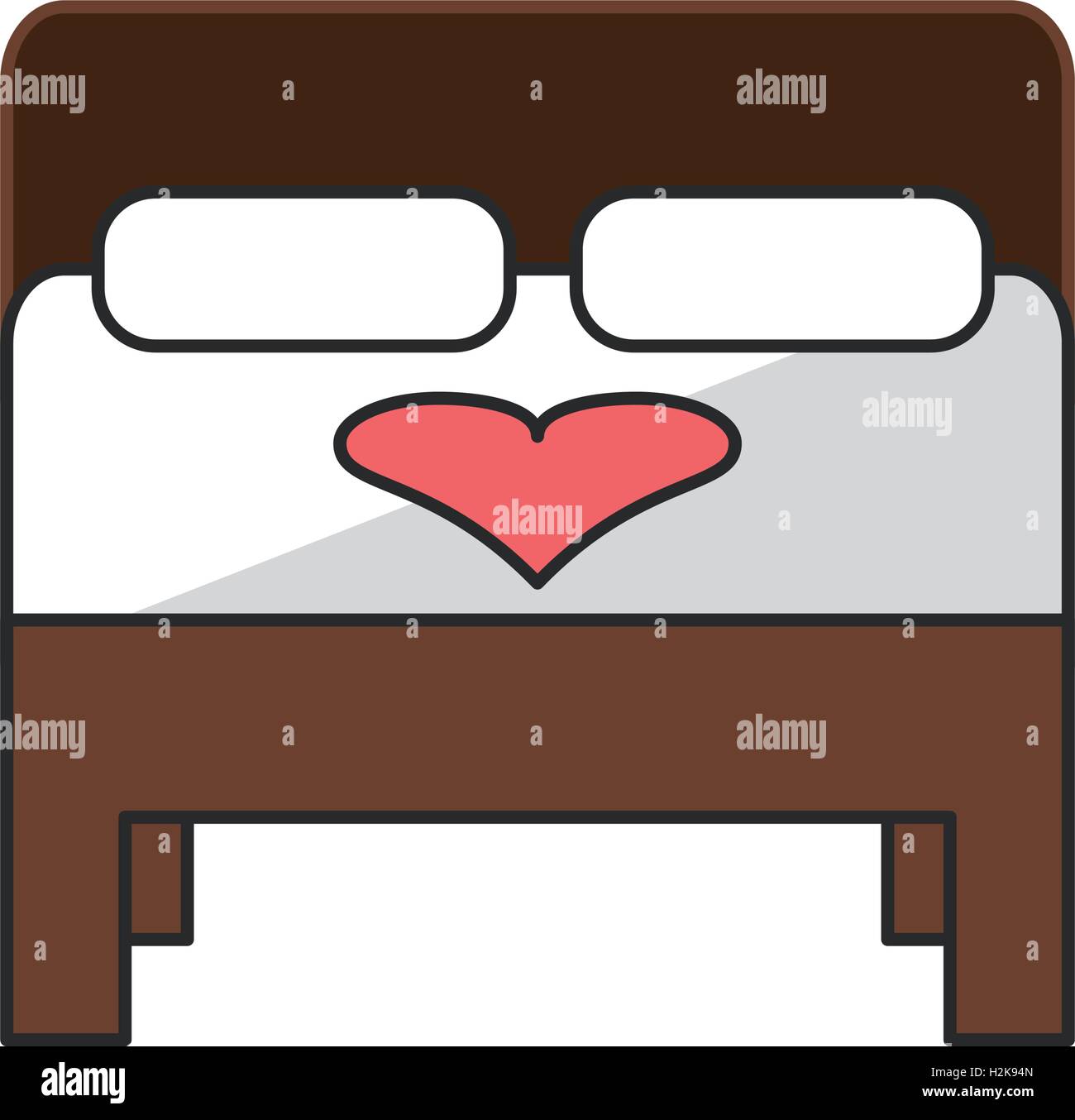 Wedding card married bed hi-res stock photography and images - Alamy
