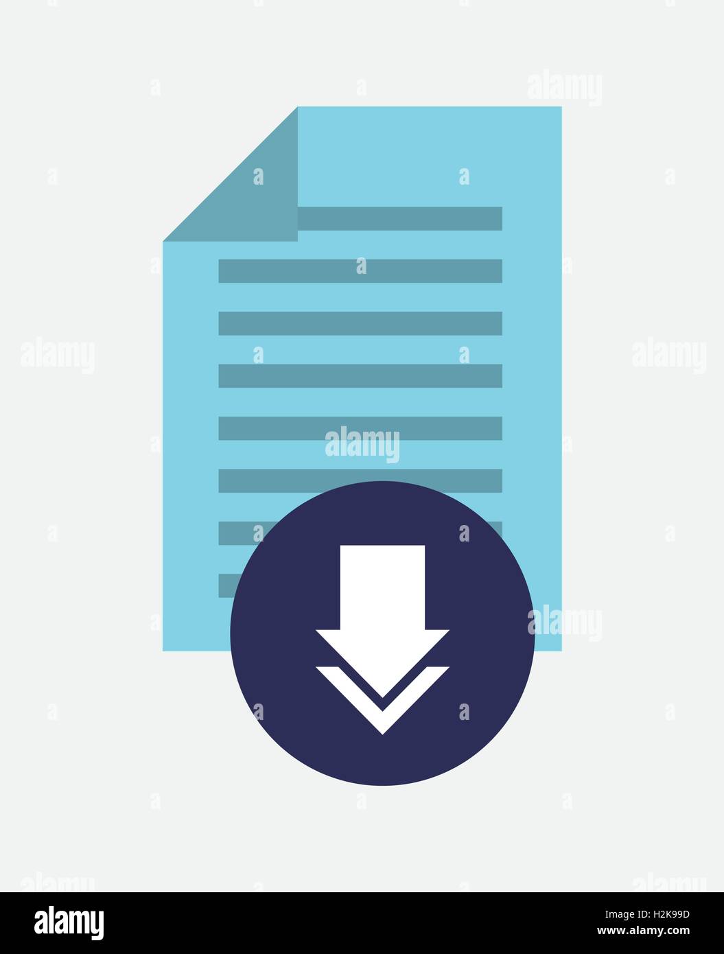 arrow download file icon Stock Vector Image & Art - Alamy