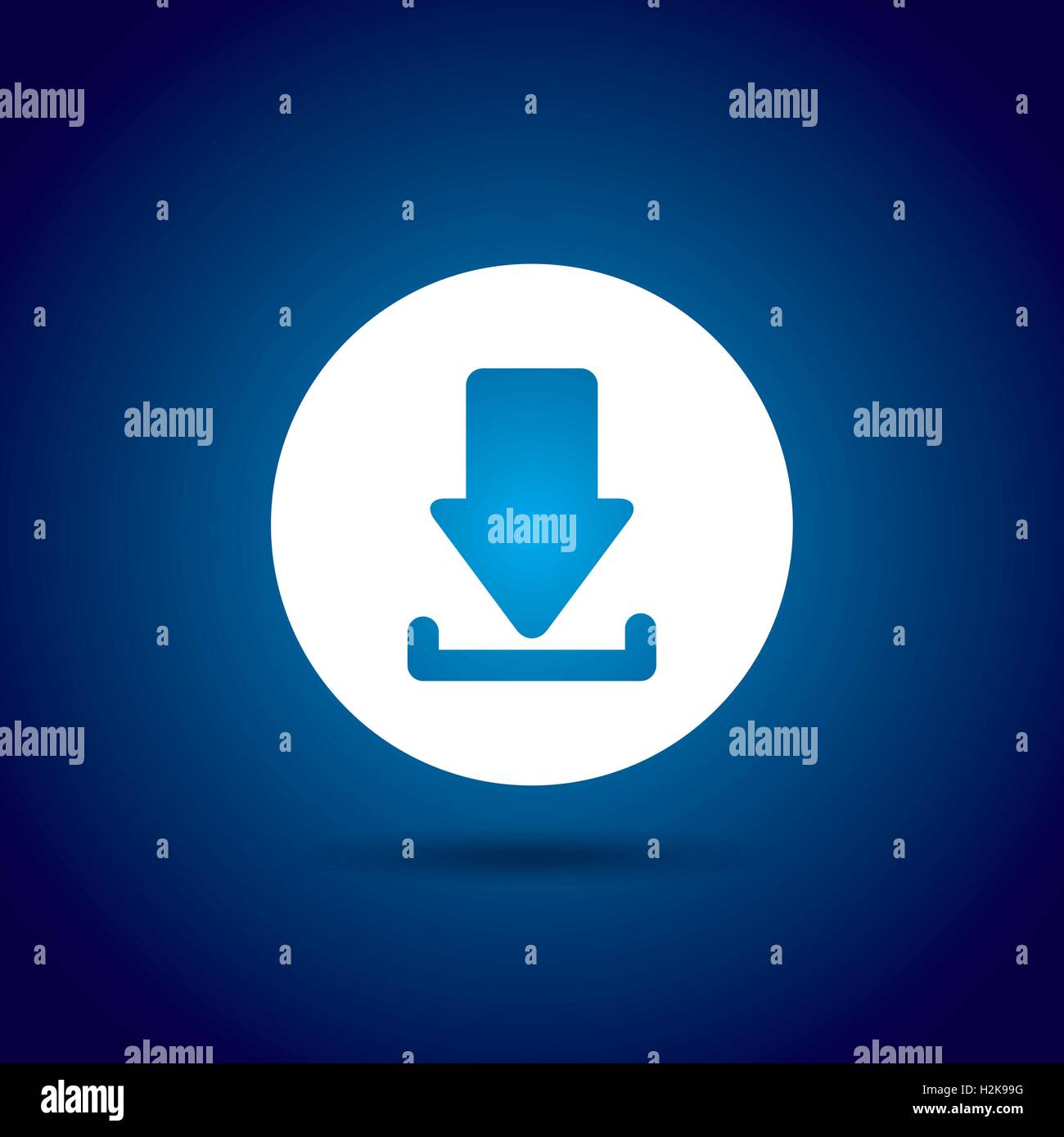 arrow download file icon Stock Vector Image & Art - Alamy