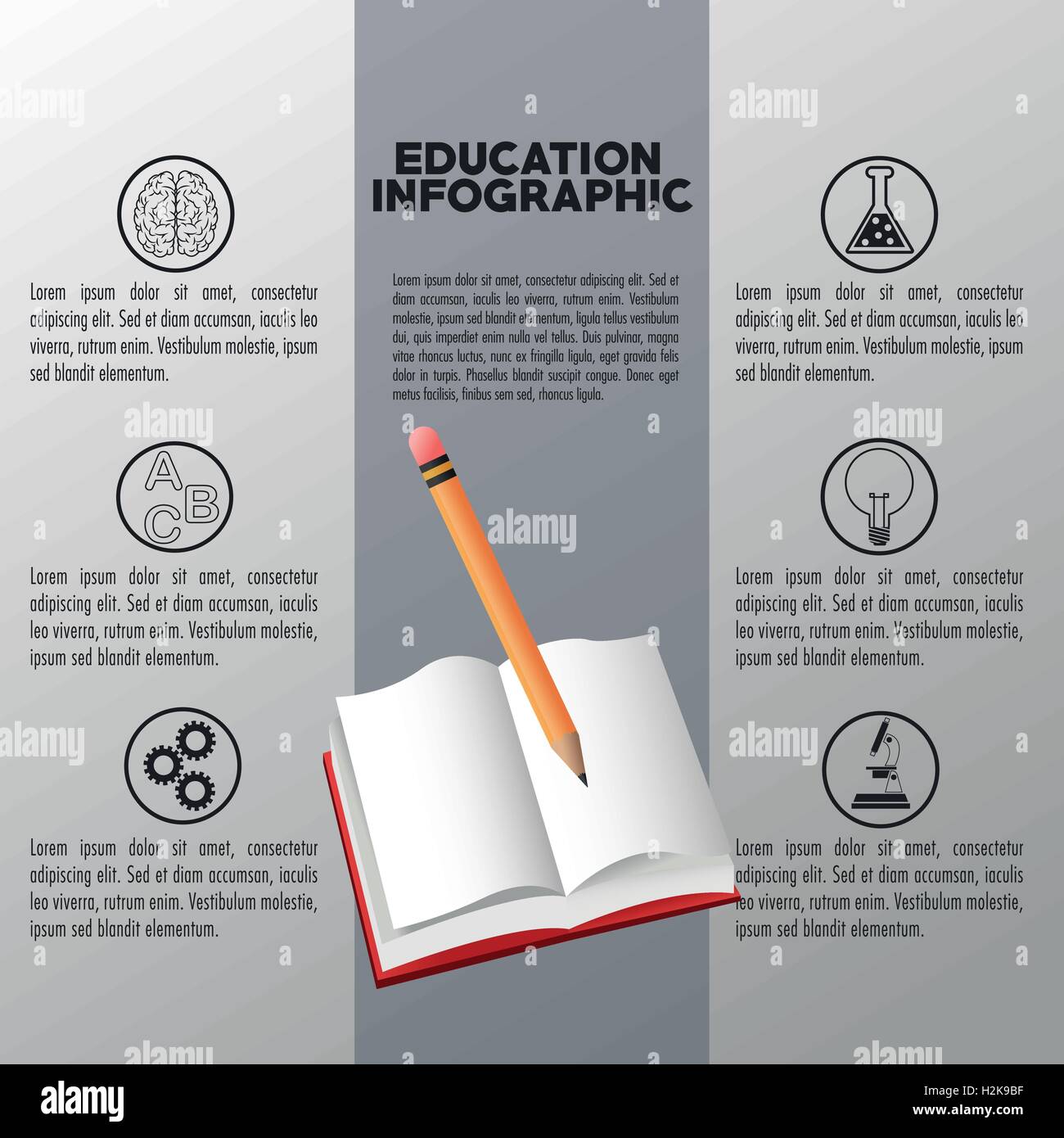Education and learning infographic design Stock Vector Image & Art - Alamy