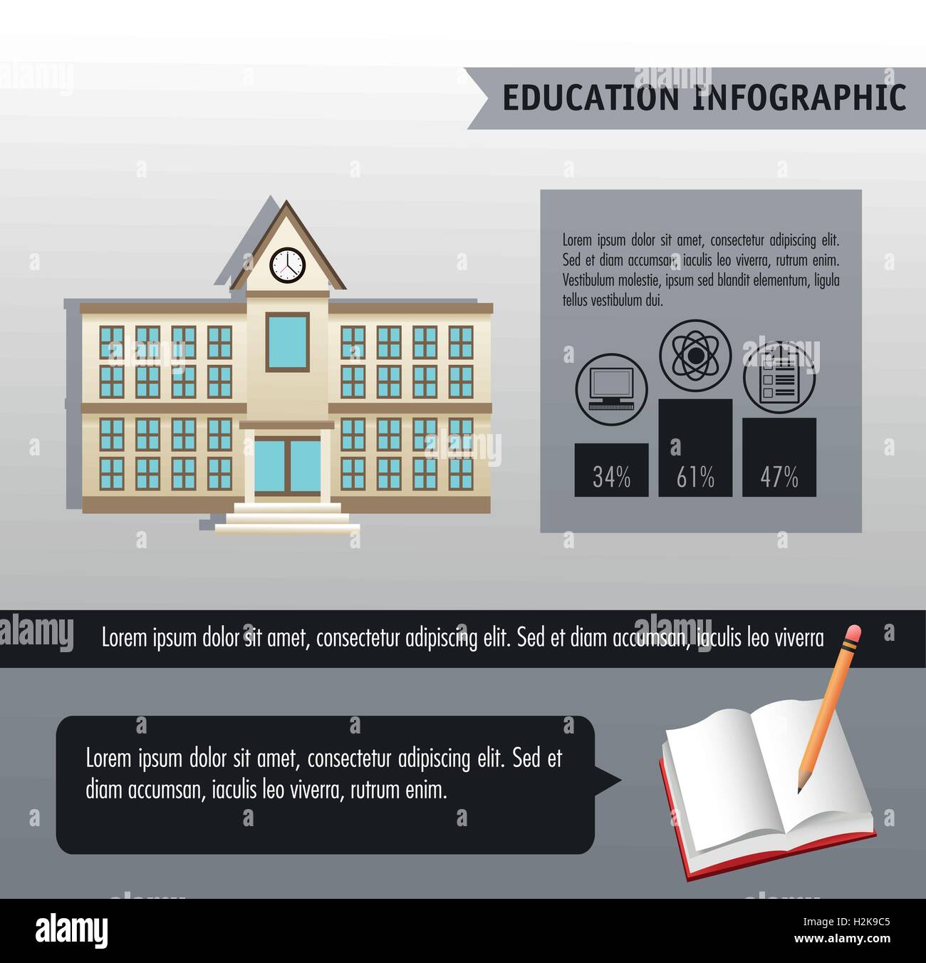 Education and learning infographic design Stock Vector Image & Art - Alamy