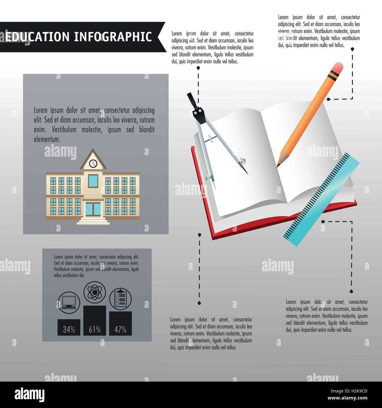 Education and learning infographic design Stock Vector Image & Art - Alamy