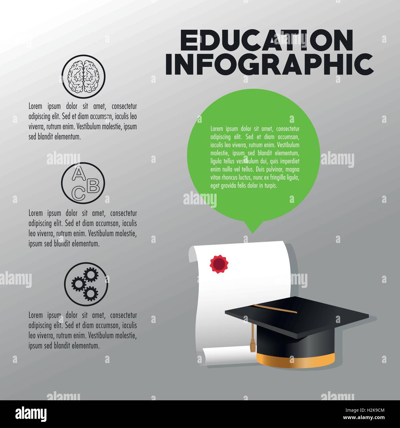 Education and learning infographic design Stock Vector Image & Art - Alamy