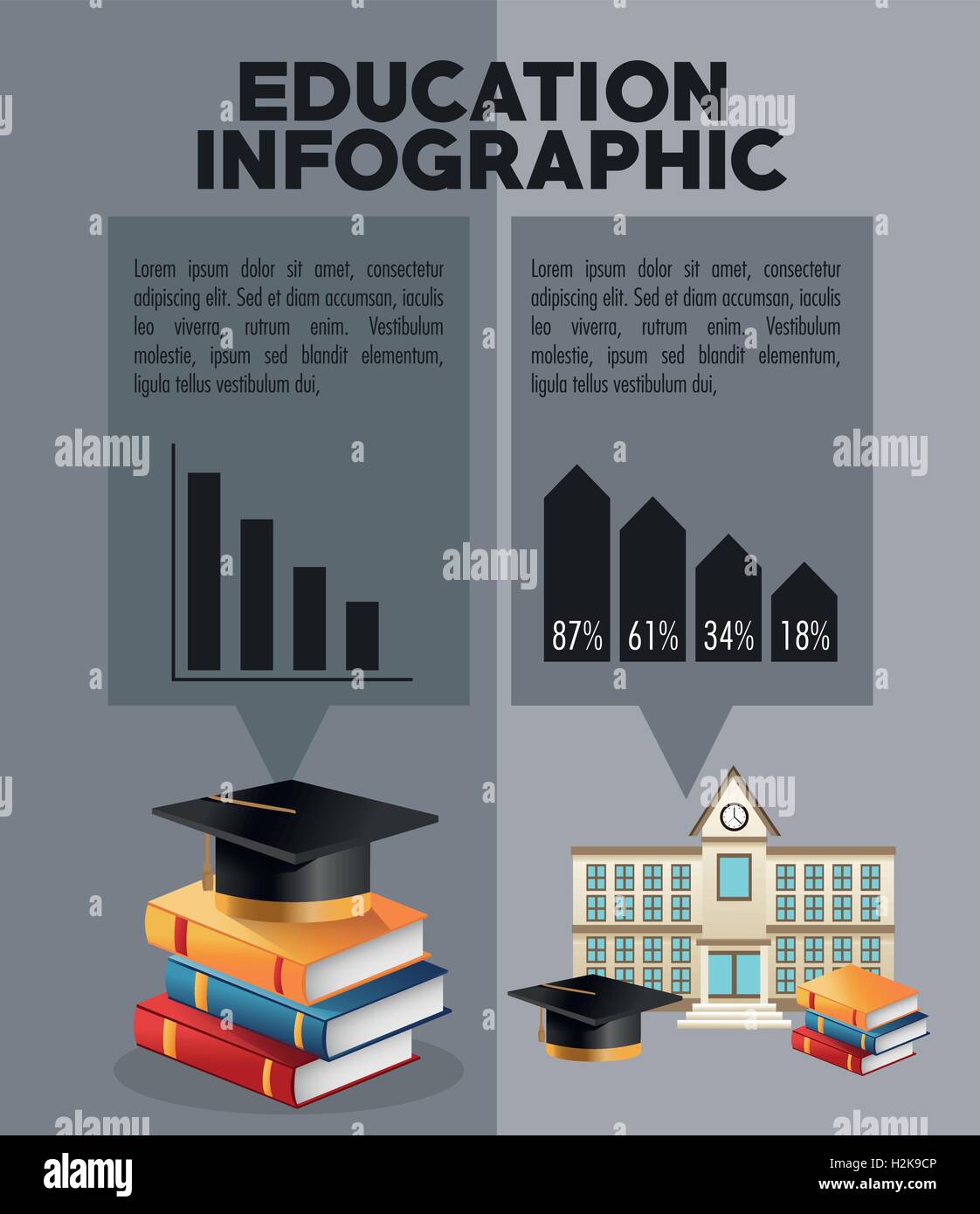 Education and learning infographic design Stock Vector Image & Art - Alamy