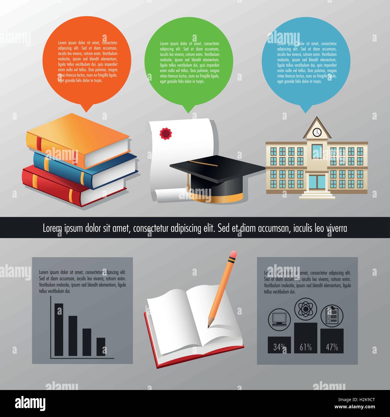 Education and learning infographic design Stock Vector Image & Art - Alamy