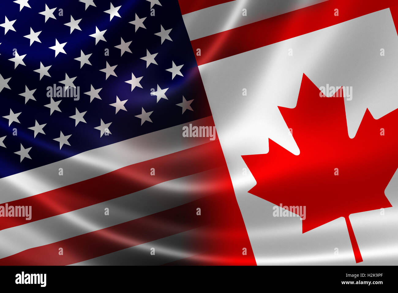American canadian relations hi-res stock photography and images - Alamy