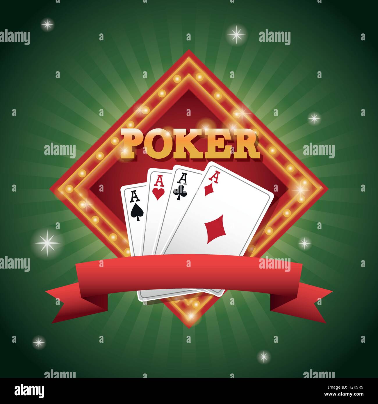 Losing at cards Stock Vector Images - Alamy