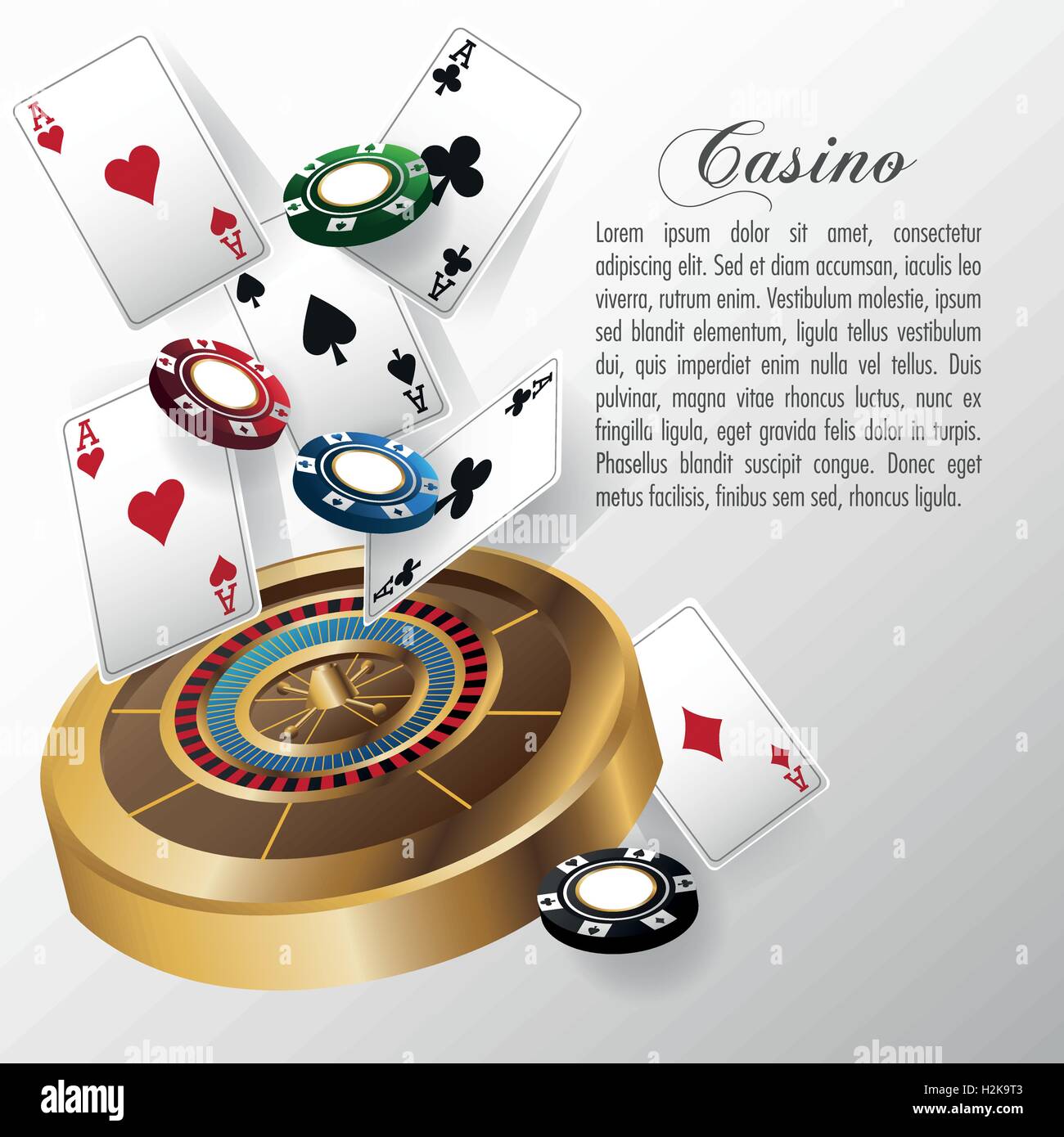 Losing at cards Stock Vector Images - Alamy