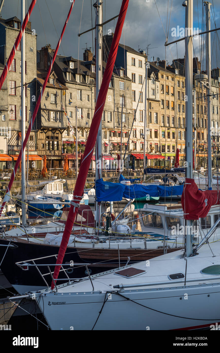 Honfleur Harbour, Calvados, Normandy, France, EU, Europe Stock Photo - Alamy