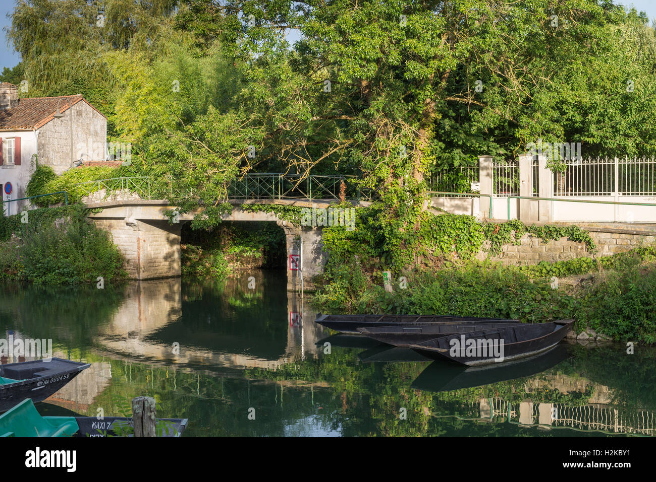 Coulon, Venise Verte (Green Venice), Marais Poitevin (Poitevin Marsh ...
