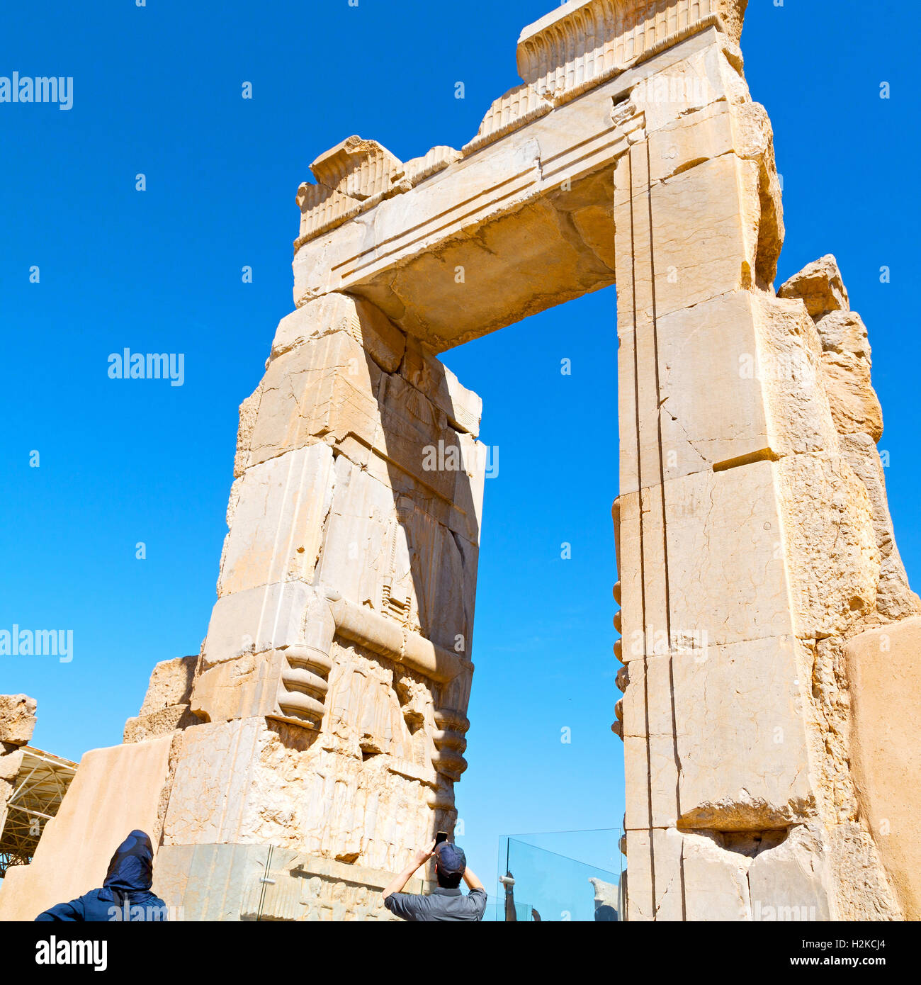 blur in iran persepolis the old ruins historical destination monuments ...