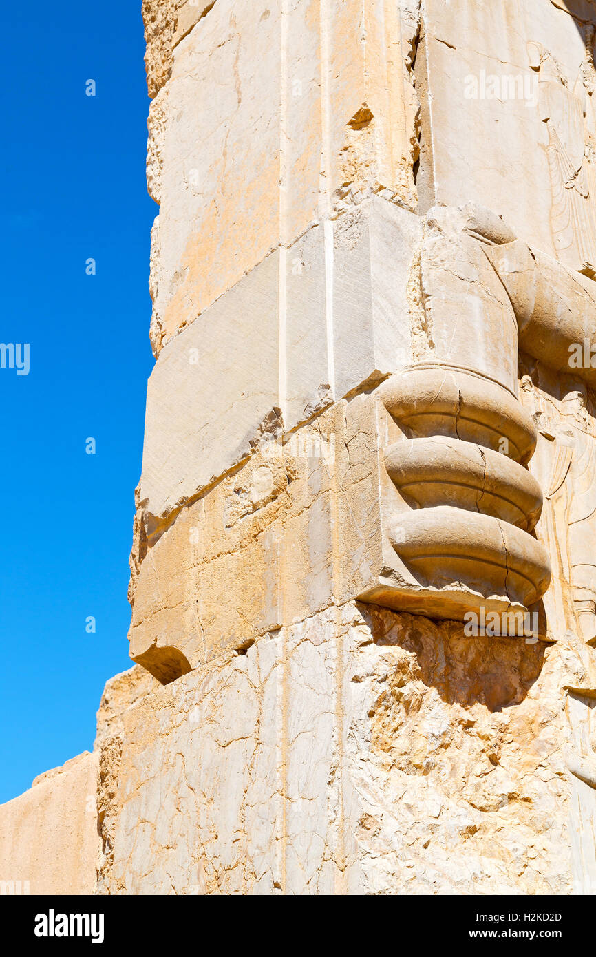 blur in iran persepolis the old ruins historical destination monuments ...