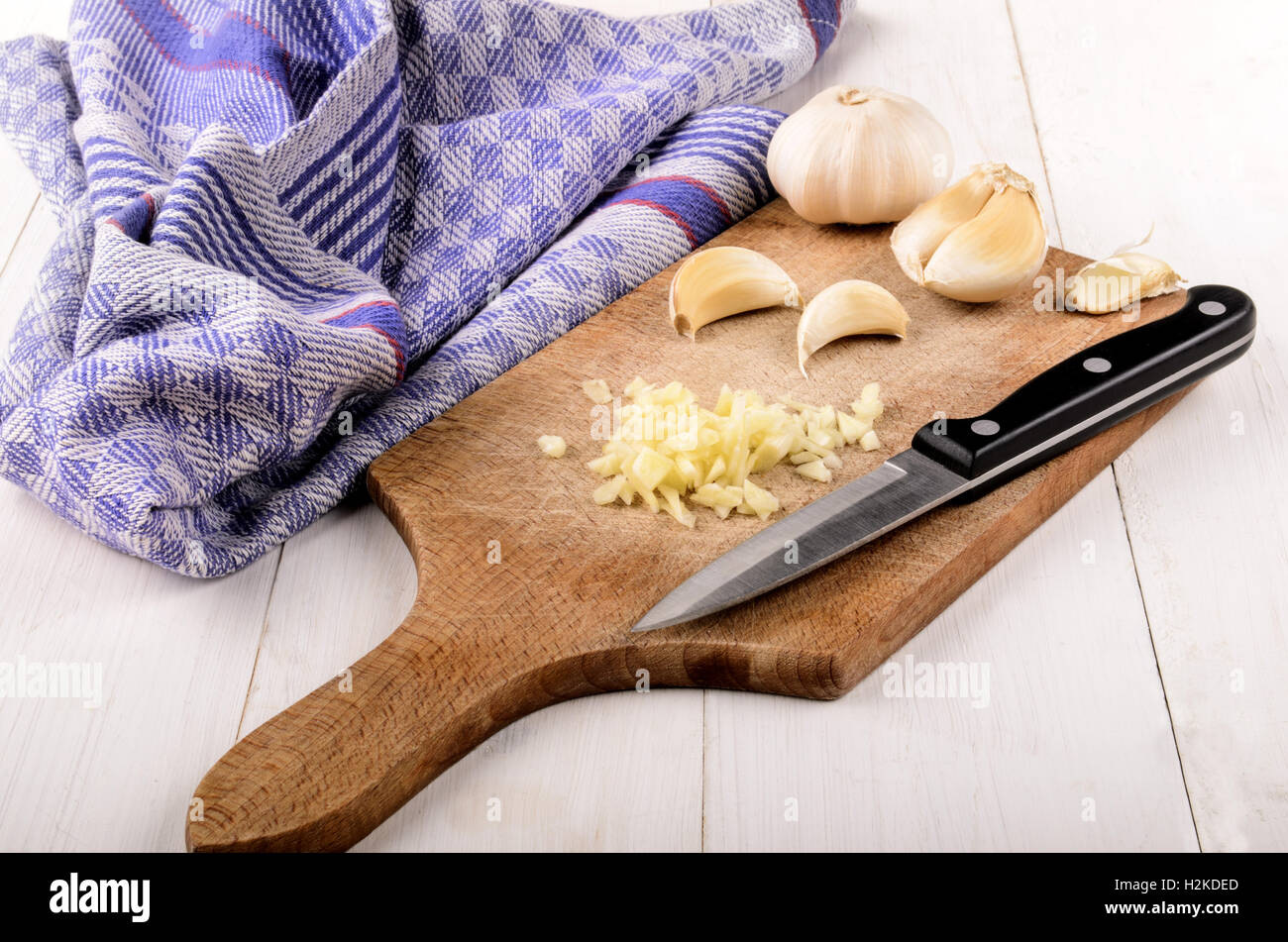 Fine chopped garlic hi-res stock photography and images - Alamy