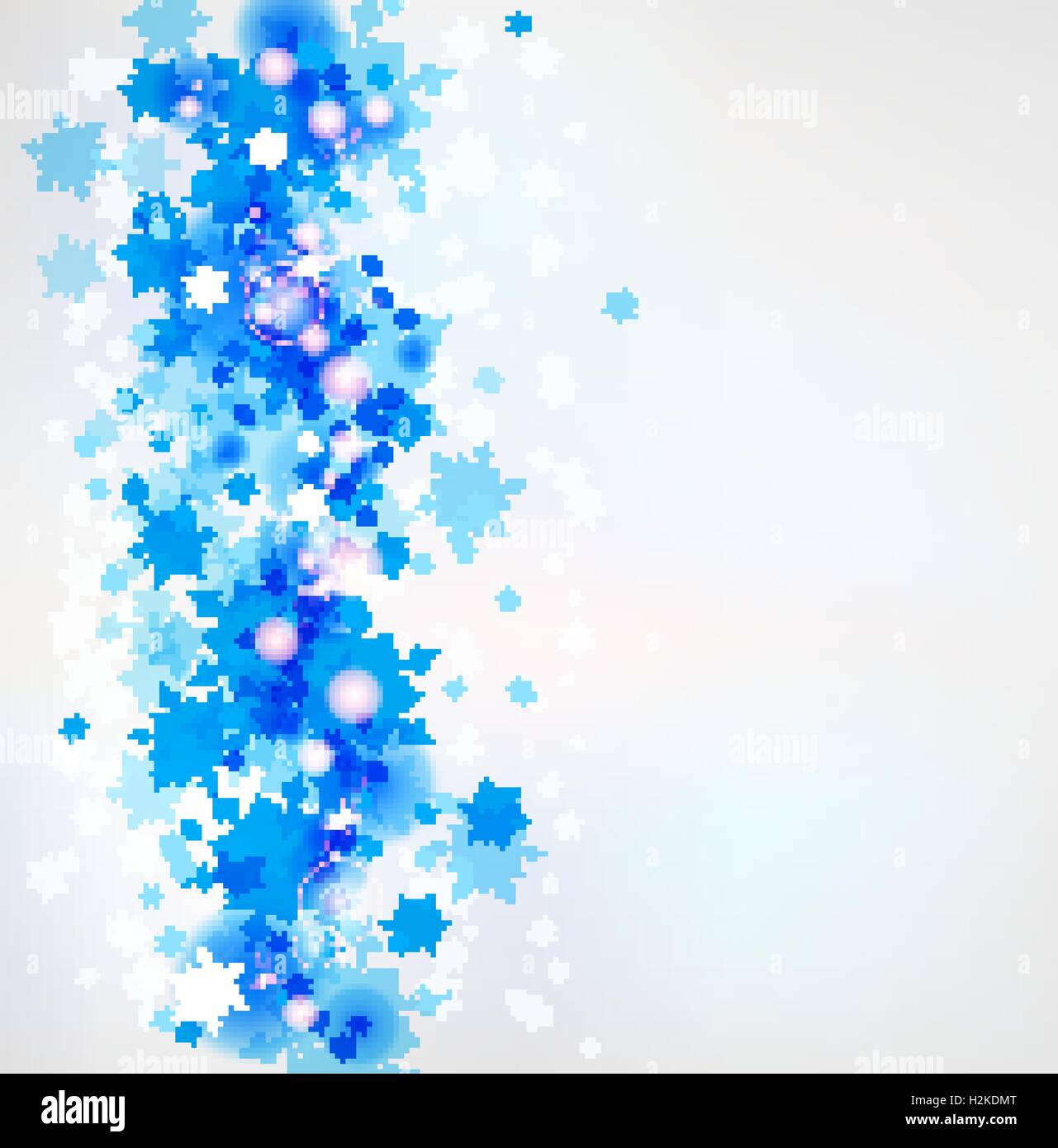 Abstract snowfall background Stock Vector Image & Art - Alamy