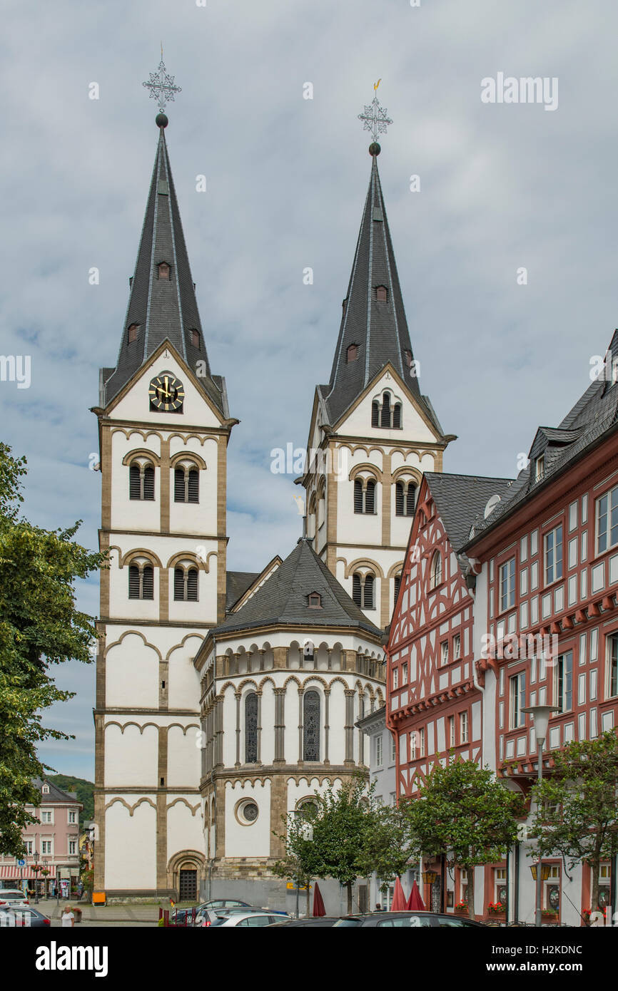 St Severus Kirche, Boppard, Germany Stock Photo - Alamy