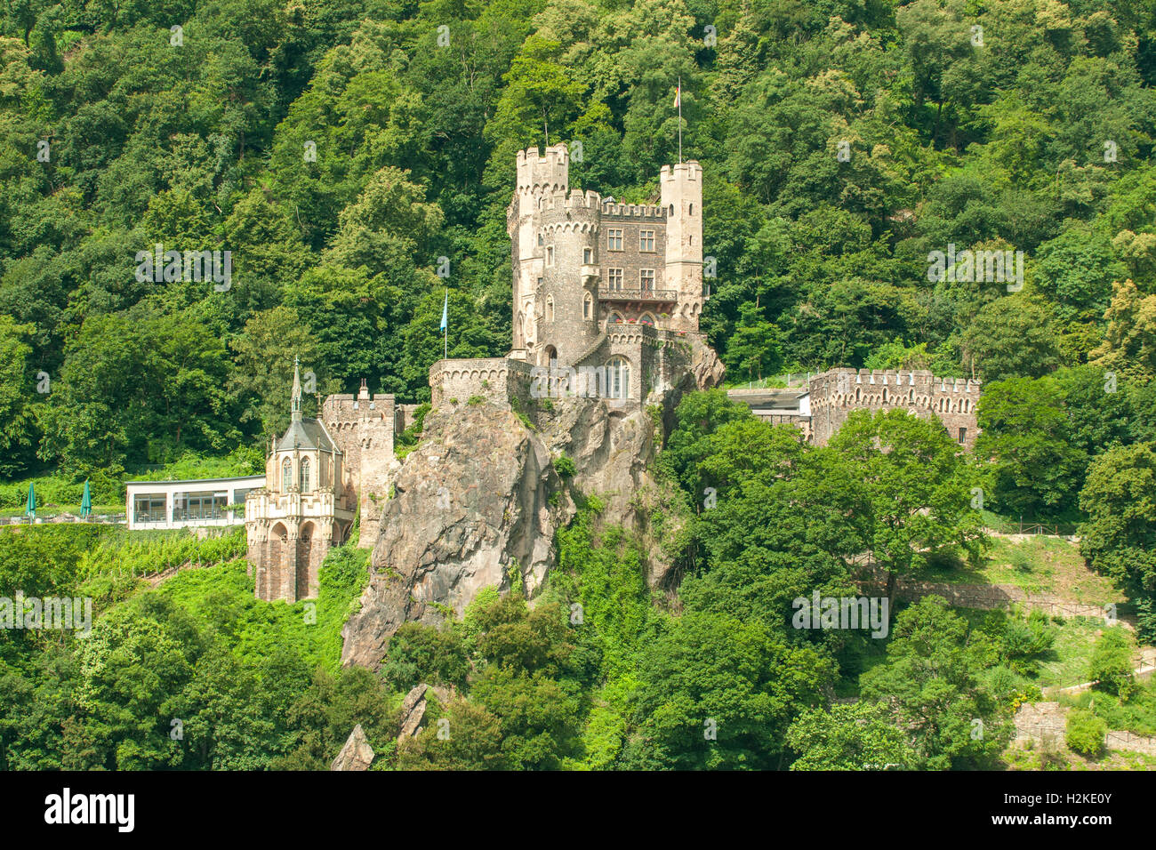 Burg Rheinstein Castle Stock Photos & Burg Rheinstein Castle Stock ...