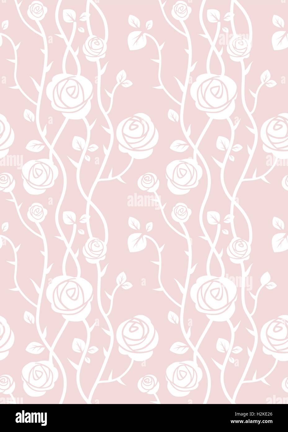 Seamless background with roses Stock Vector Image & Art - Alamy