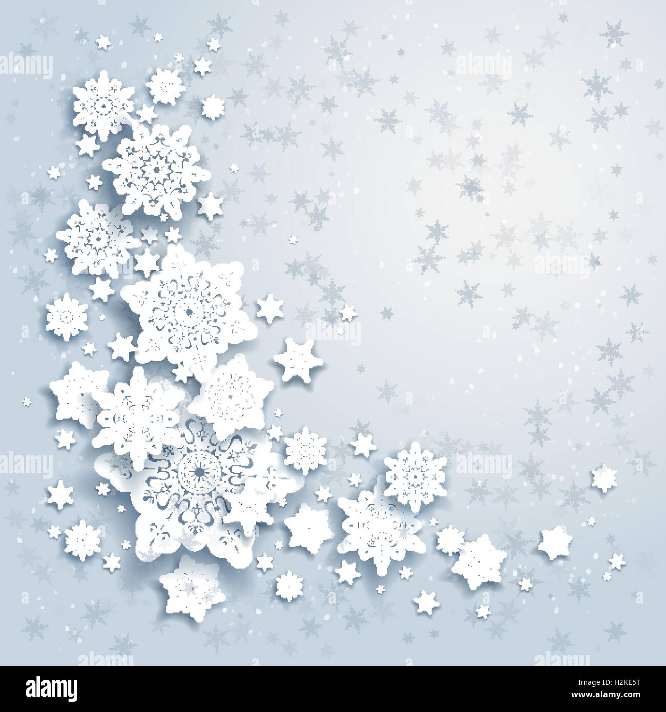 Winter frame background simple Stock Vector Images - Alamy